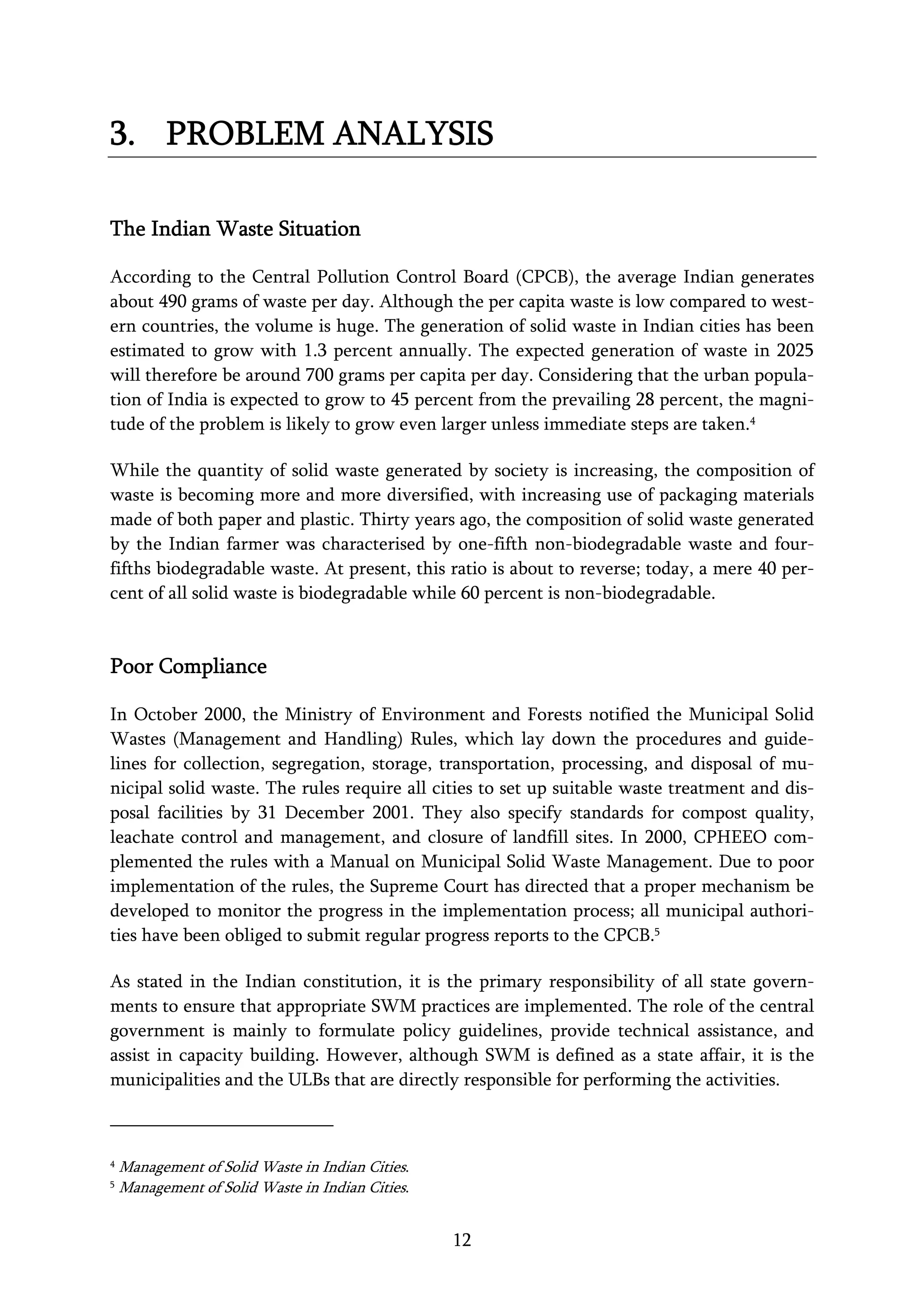 A proposal for solid waste management | PDF