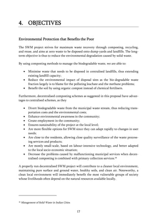 A proposal for solid waste management | PDF