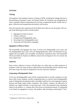 A proposal for solid waste management | PDF