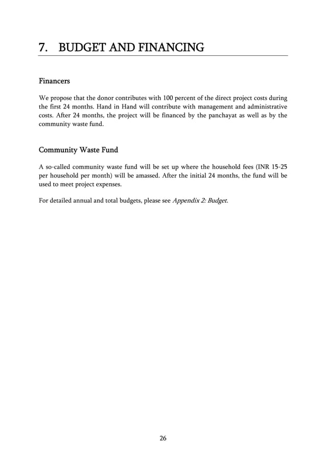 A proposal for solid waste management | PDF | Non-Profit Organizations ...