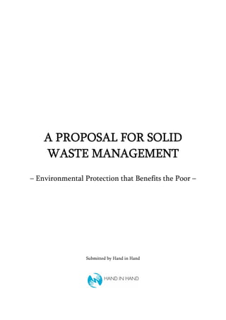 Solid Waste Management Project Proposal