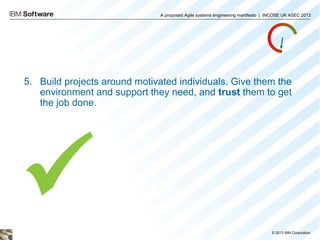 A proposed agile systems engineering manifesto | PPT