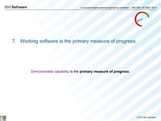 A proposed agile systems engineering manifesto | PPT