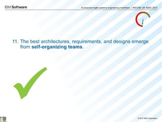 A proposed agile systems engineering manifesto | PPT