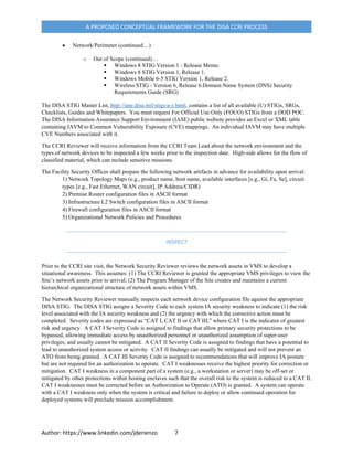 Information Assurance, A DISA CCRI Conceptual Framework | PDF