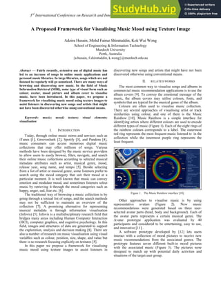 A Proposed Framework For Visualising Music Mood Using Texture Image | PDF