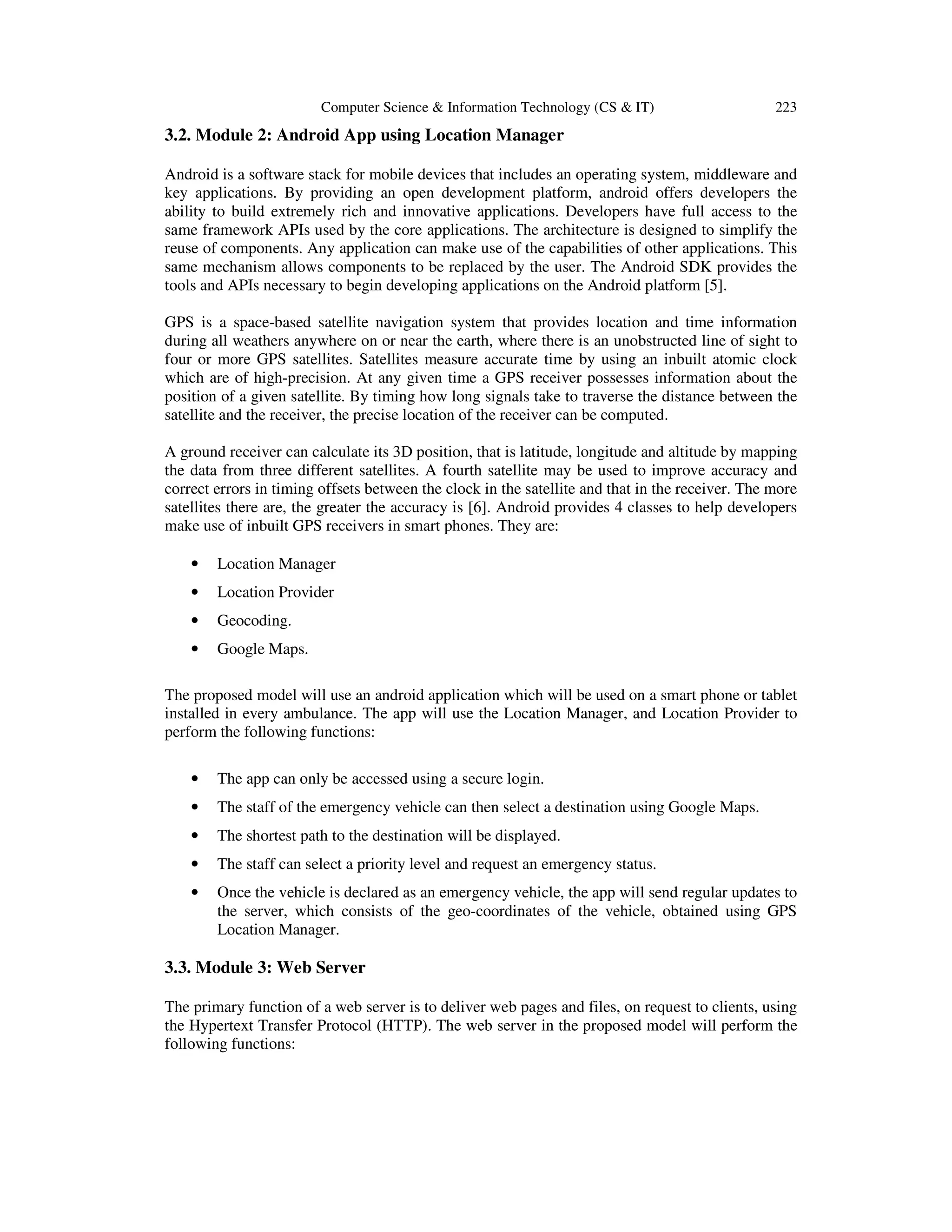 A proposed model for traffic signal preemption using global positioning system (gps) | PDF