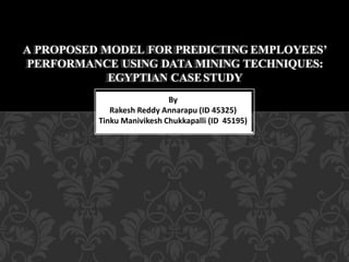 A proposed model ppt | PPTX