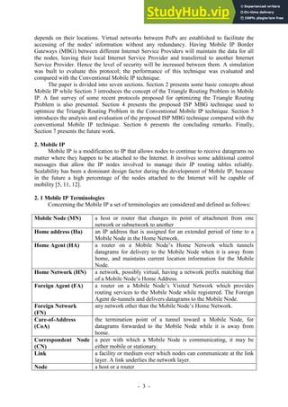 A Proposed Technique For Solving The Triangle Routing Problem In Mobile IP | PDF
