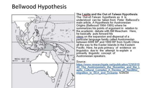 A Proposed Principalia Theory of Austronesian Inter Migration | PPTX