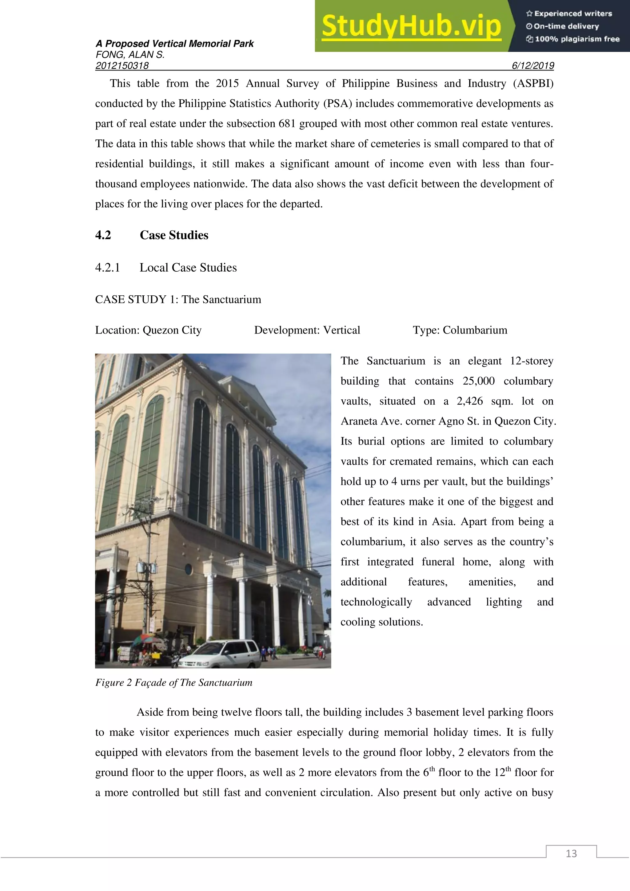 A Proposed Vertical Memorial Park - The Urban Memorial Park Reinvented ...