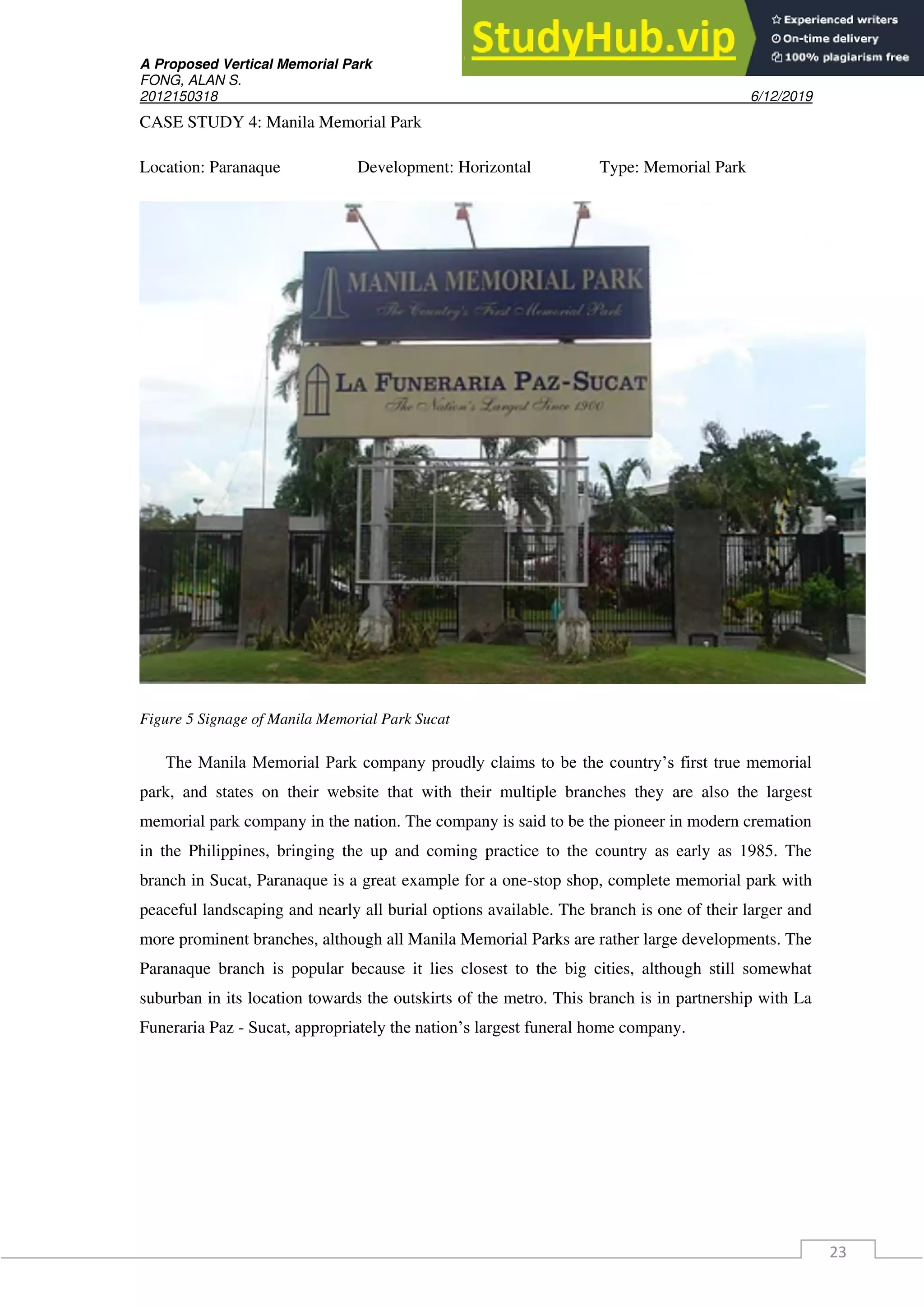 A Proposed Vertical Memorial Park - The Urban Memorial Park Reinvented ...