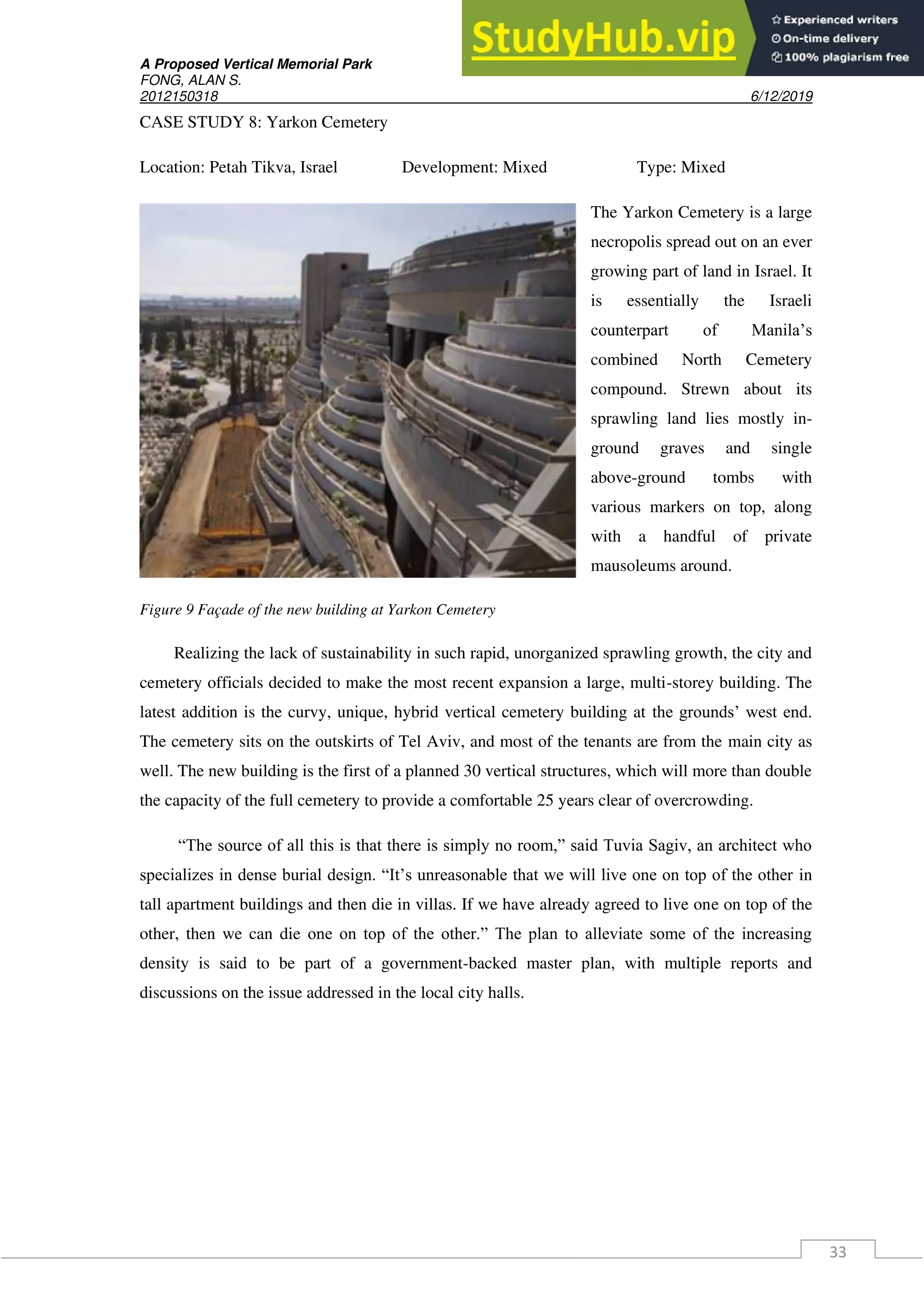 A Proposed Vertical Memorial Park - The Urban Memorial Park Reinvented ...