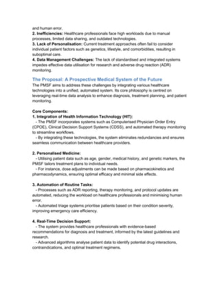 A Prospective Medical System of the Future Transforming Healthcare for Efficiency and Precision ...