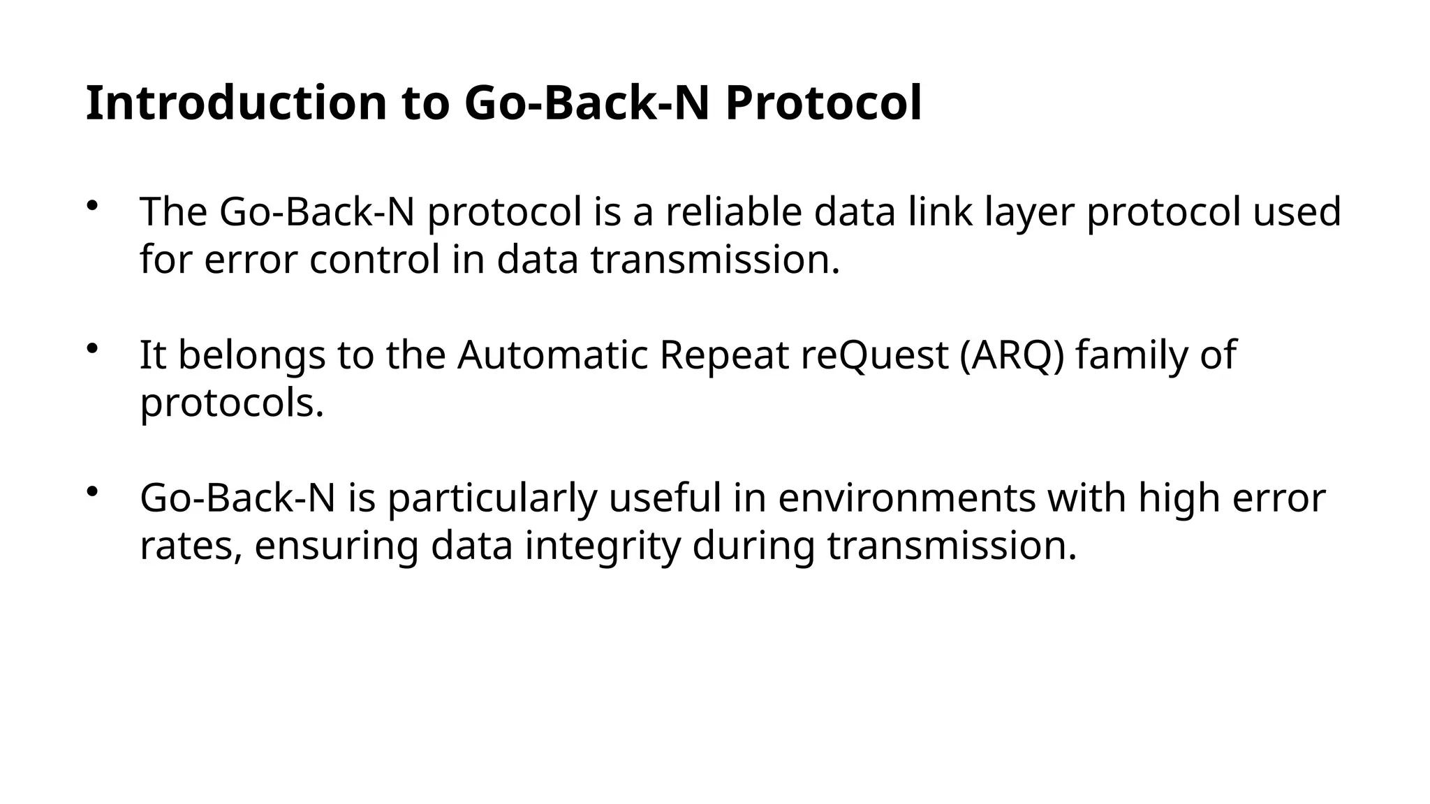 A Protocol Using Go-Back-N.pptx Acknowledgment: The receiver sends an acknowledgment (ACK ...