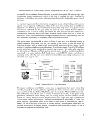 A provenance policy based access | PDF