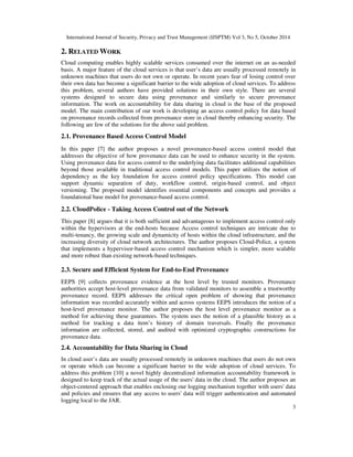 A provenance policy based access | PDF