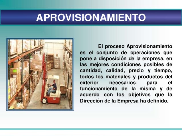 Aprovisionamiento
