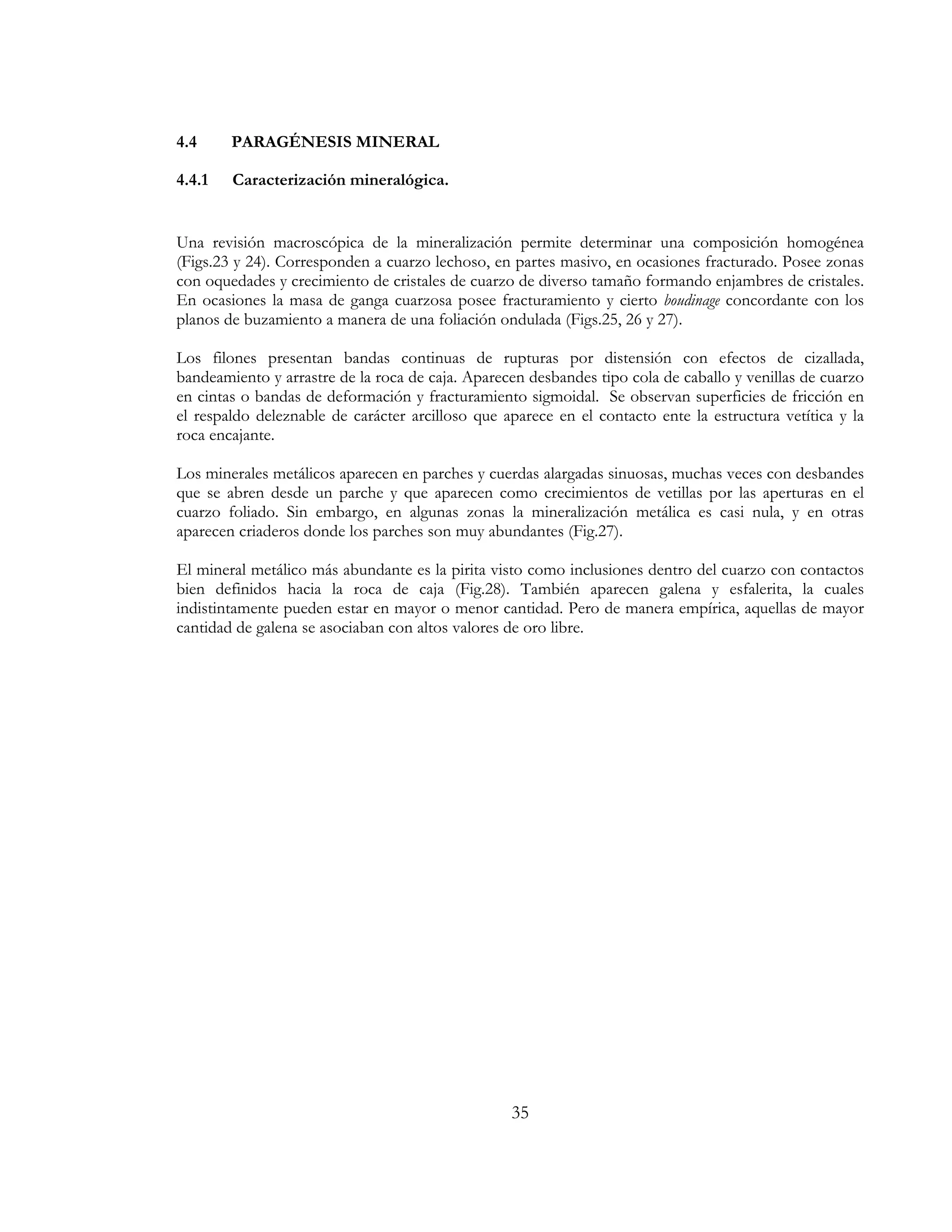 Aproximacion a la evolucion metalogenica y afinidad al modelo de oro ...