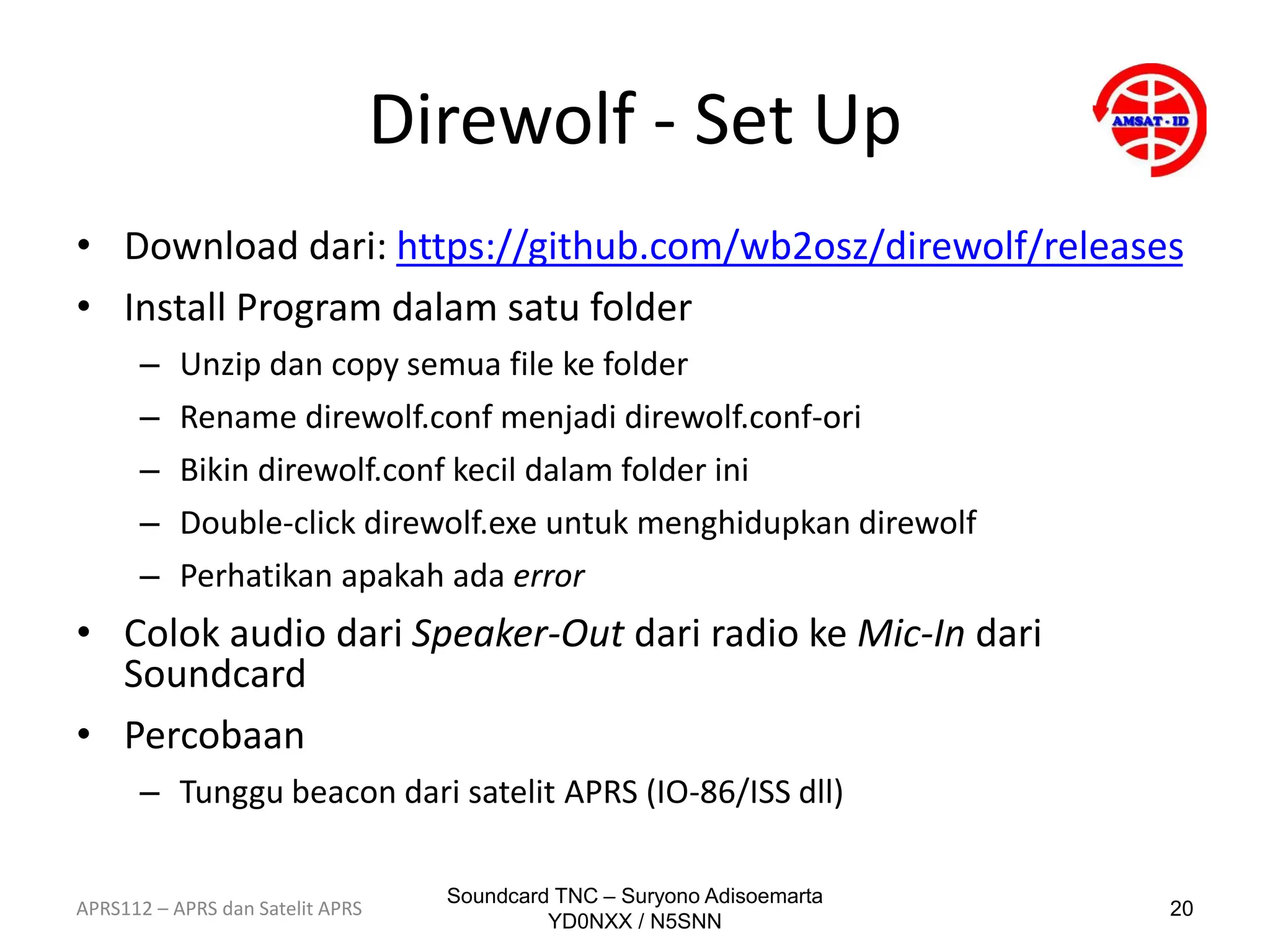 APRS112 - APRS dan Satelit APRS ORGANISASI AMATIR RADIO INDONESIA.pdf