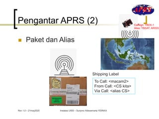 Aprs215 instalasi uiss rx-only | PDF