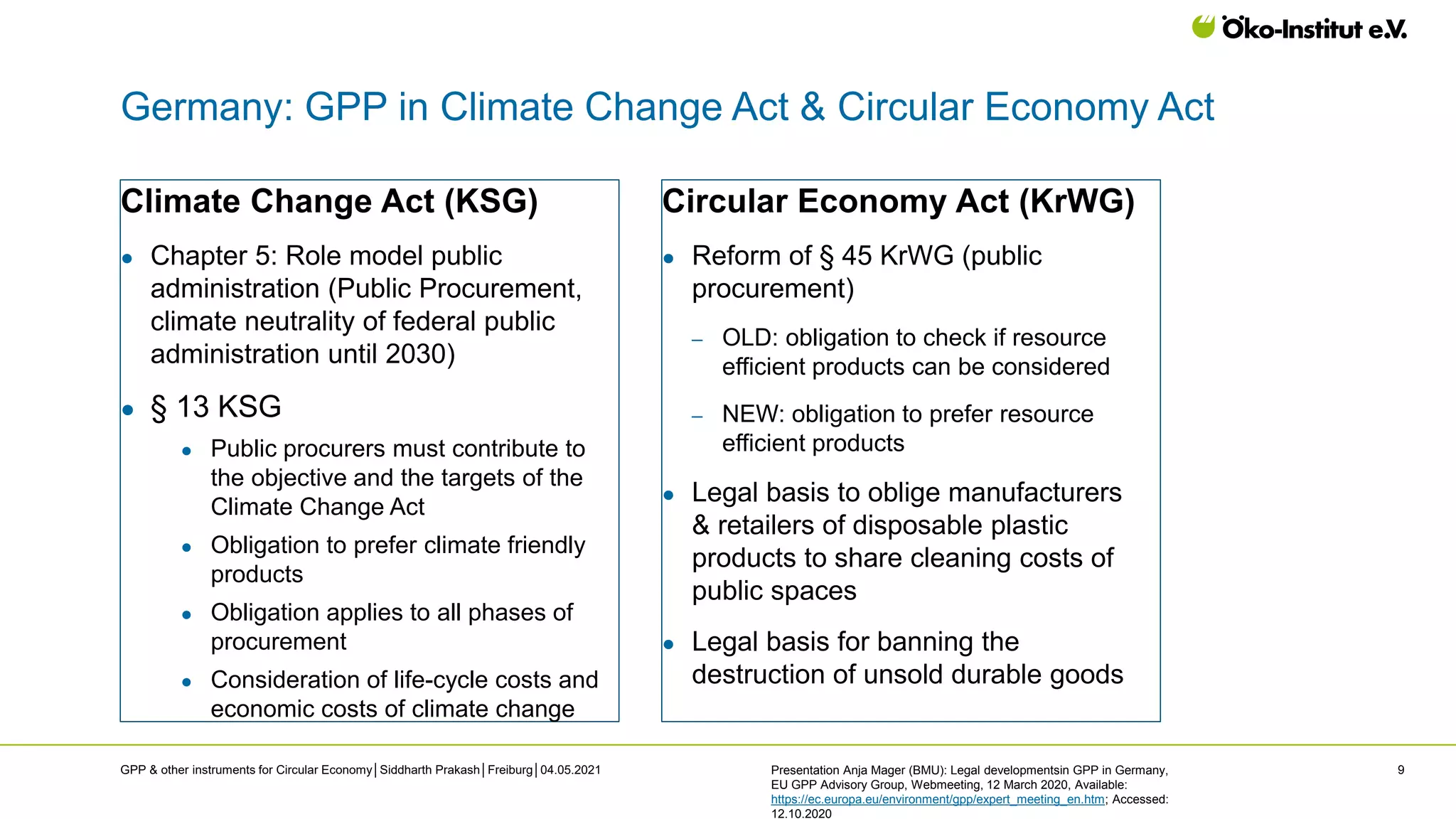 Policy instruments for upstream Circular Economy | PDF