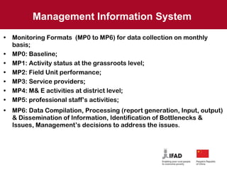 APR Workshop 2010 Integrating M&E in project implementation-Pakistan-A ...