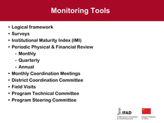 APR Workshop 2010 Integrating M&E in project implementation-Pakistan-A ...