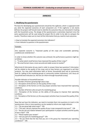 APR Workshop 2010-M&E-TG2 - annual outcome survey | DOC