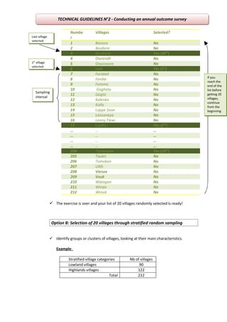 APR Workshop 2010-M&E-TG2 - annual outcome survey | DOC