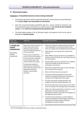 APR Workshop 2010-M&E-TG3 focus group discussions | DOC