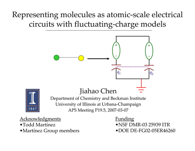 Representing molecules as atomic-scale electrical circuits with ...
