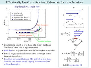 Modeling the combined effect of surface roughness and shear rate on ...