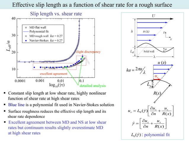 Modeling the combined effect of surface roughness and shear rate on ...