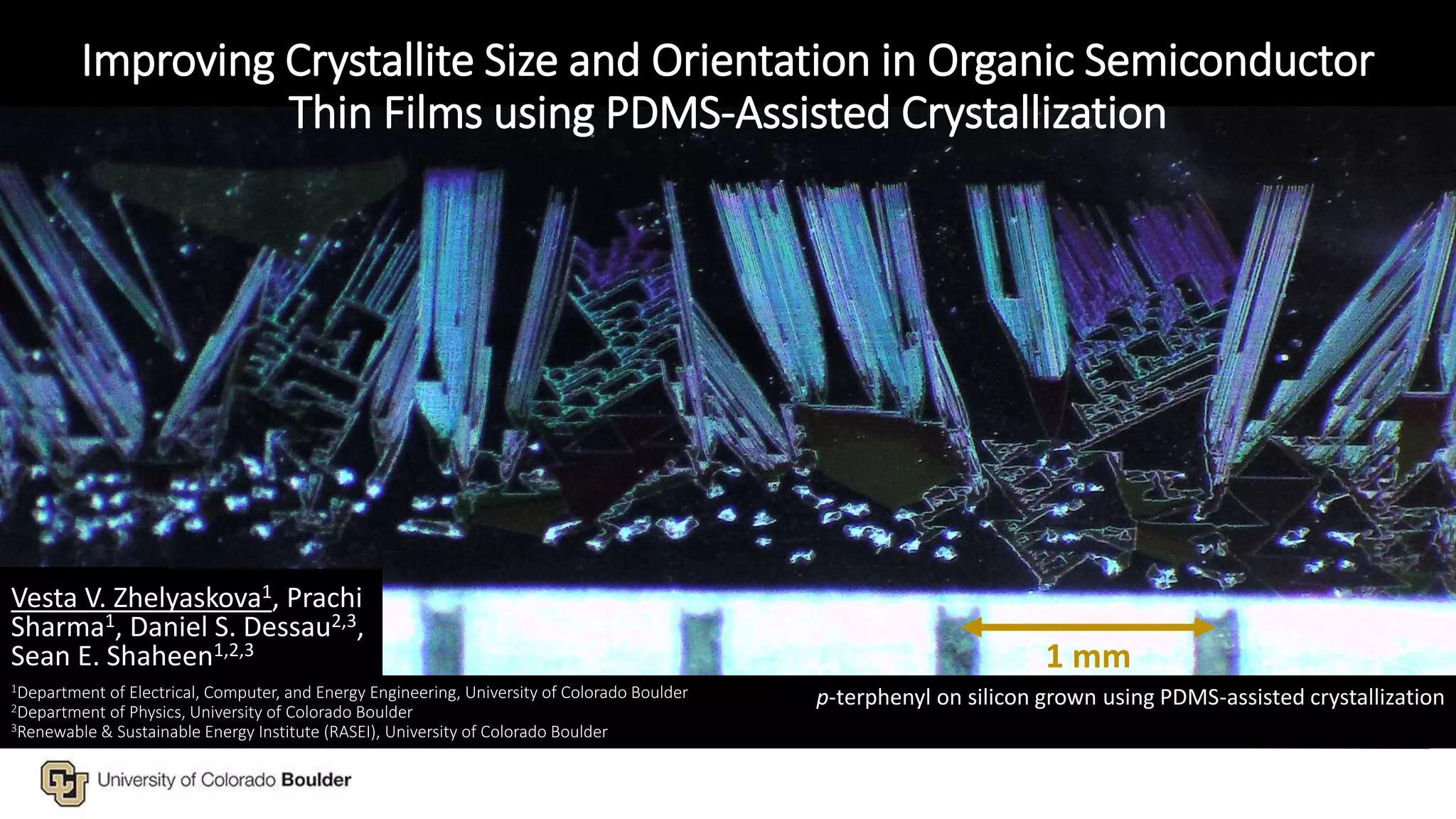 Improving Crystallite Size and Orientation in Organic Semiconductor ...