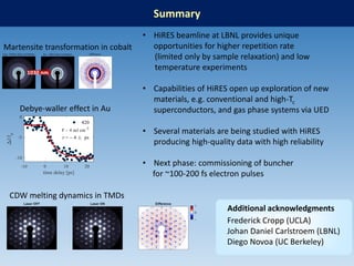 Kilohertz-Rate MeV Ultrafast Electron Diffraction for Time-resolved ...