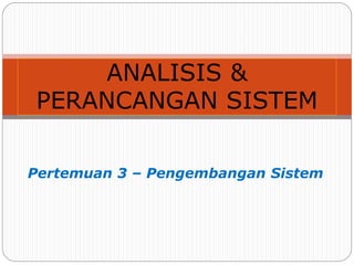 OPTIMASI SISTEM | PPT