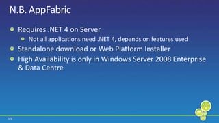 Windows Server AppFabric Caching - What it is & when you should use it? | PPT