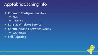 Windows Server AppFabric Caching - What it is & when you should use it? | PPT