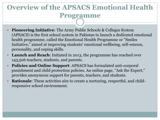 APSACS Emotional Health Programme.ppt x | PPTX