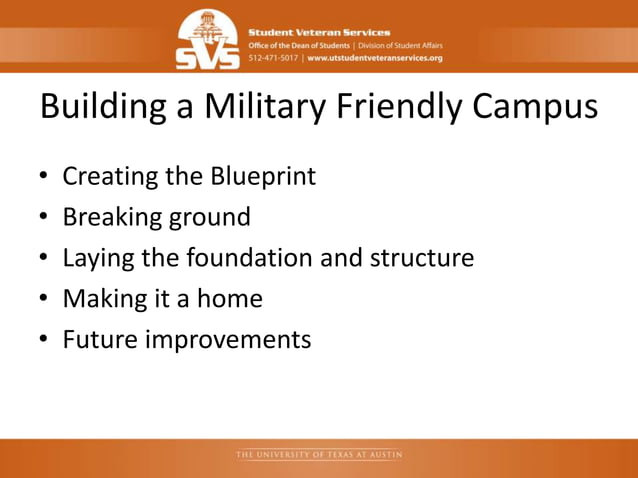 Student Veteran Services | PPTX