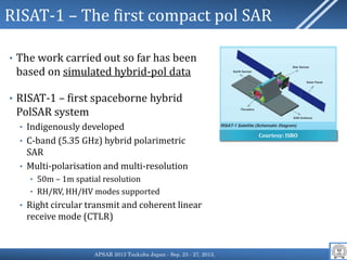 Classification Accuracy for RISAT-1 Hybrid Polarimetric Data | PPTX