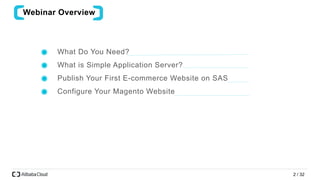 Launch and Scale Your E-commerce Website with Magento | PPTX | Web Hosting | Internet