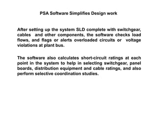 ETAP study A PSA SIMPLIFIES DESIGN WORK.ppt
