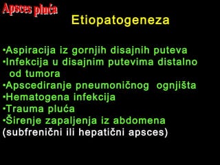 Apsces pluca | PPT