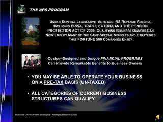 Aps client presentation n-db 2-11-10 pps | PPSX