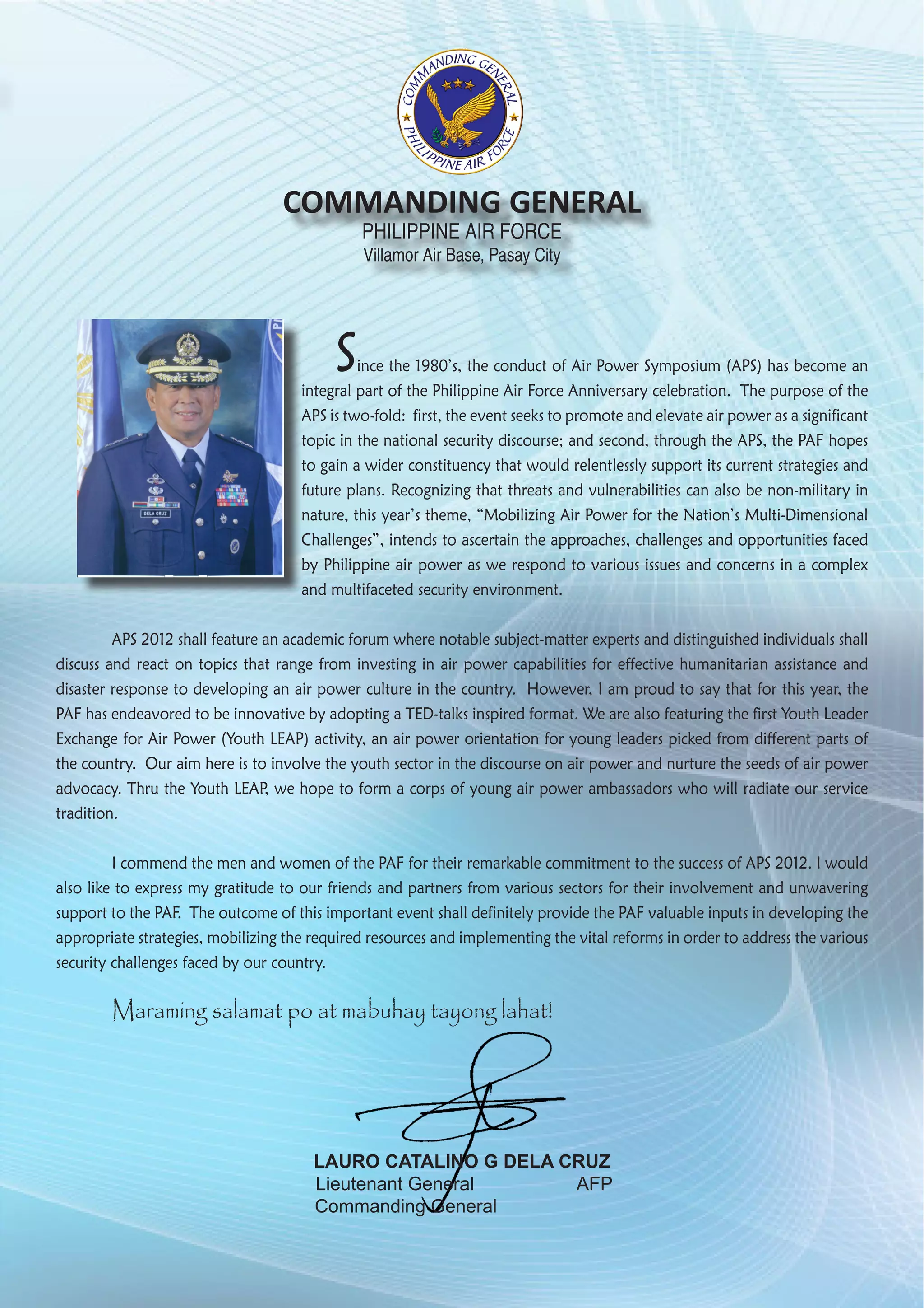 Aps commanding general | PDF
