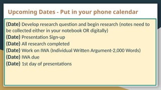 AP Seminar Performance Task #2.pptxhghgg | PPTX