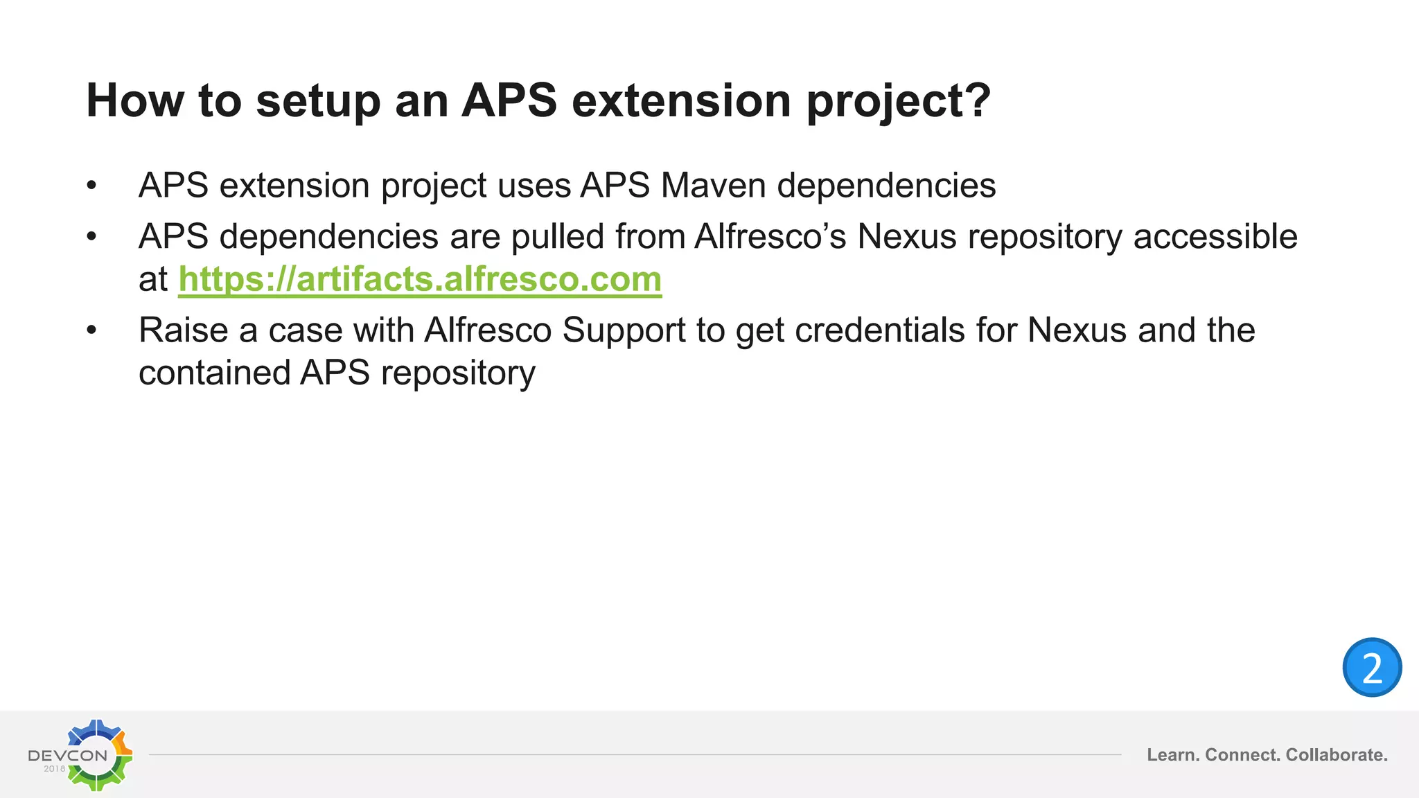 Alfresco Process Services extension project - Alfresco DevCon 2018 | PPT