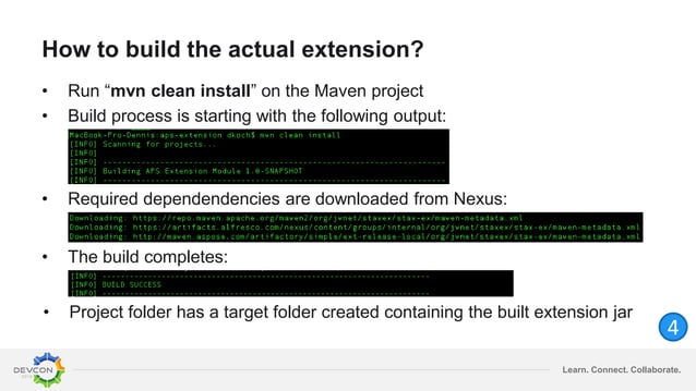 Alfresco Process Services extension project - Alfresco DevCon 2018 | PPT